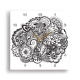 3drose, Detailed Intricate Black and White Ink Art - Nature Scene ...