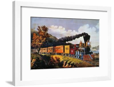 American Express Train, Transportation World Culture Framed Art Print ...
