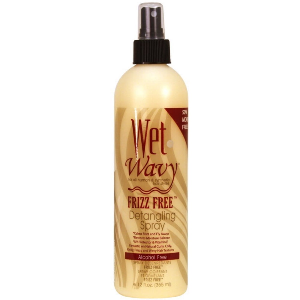 Wet n Wavy Frizz Free Detangling Spray 12 oz - Walmart.com - Walmart.com