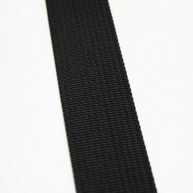 1 inch Nylon Webbing Medium Black 1" Nylon Strap Marine Grade (1 Yard ...