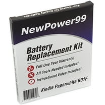 Battery Kit for Kindle Paperwhite 5th Generation with Tools, Video ...