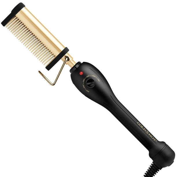 Gold N Hot 24K Gold Hair Straightening and Pressing Comb - Walmart.com