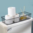 8PC Standard Basket Black Metal Wire Storage Organizer for Bathroom ...