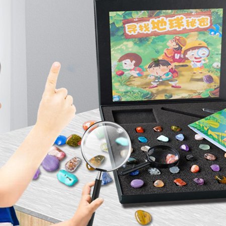Rock and Mineral Collection Game Learning and Educational Toy ...