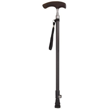 Cane Extendable Wooden Handled Walking Stick Lightweight Adjustable ...