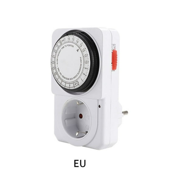24-Hour Outlet Timer Plug In Mechanical Programmable Switch Electric ...
