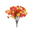 Autumnal Artificial Morning Glories, Realistic Lifelike Silk Faux ...