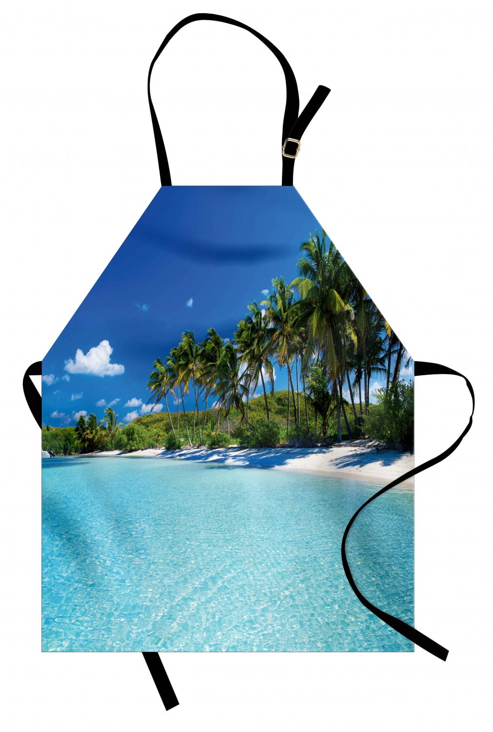 Ocean Apron Relaxing Beach Resort Spa Palm Trees and Sea Exotic ...