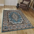 Allstar Blue Woven High Quality Rug. Traditional. Persian. Flower ...