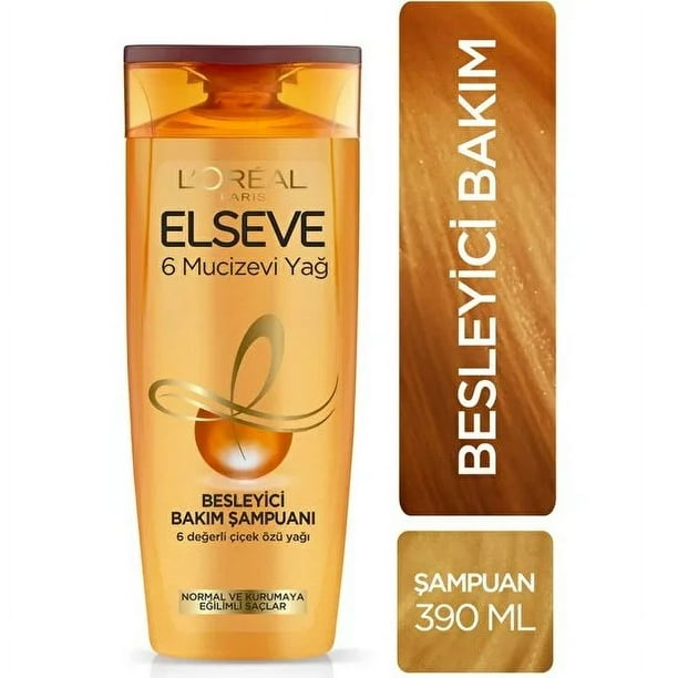 L'Oréal Paris Elseve Miracle Oil Nourishing Maintenance Shampoo 390 ml ...