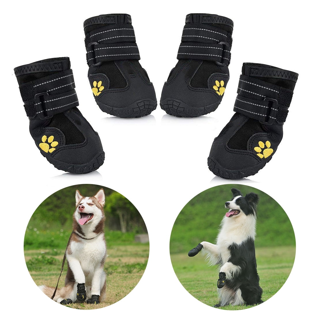 Dog Boots Paw Protector, Booties Paw Protector Waterproof with ...