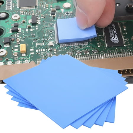 Thermal Mat, Thermal Conductivity Pad Silicone 100x100x1.5mm Viscosity ...