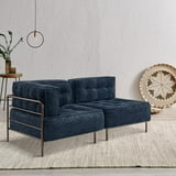 MCombo Modular Sofa Couch with Removable Cushion, 3 Seaters Accent Sofa ...