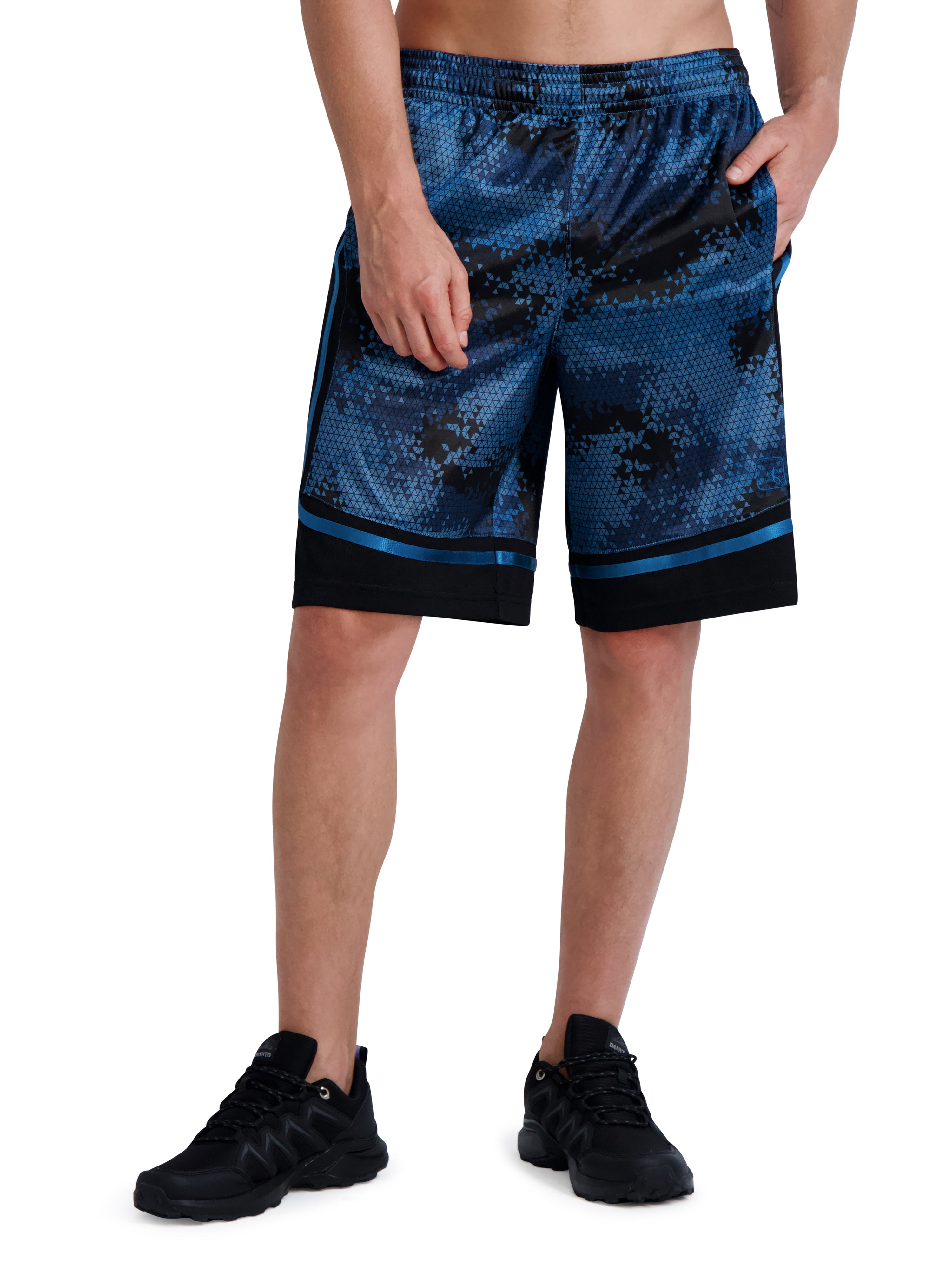 AND1 Men's and Big Men's Active Core 11" Home Court Basketball Shorts ...