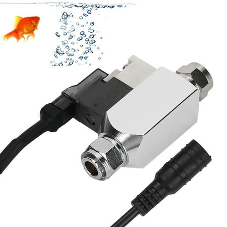 Aquarium CO2 Solenoid Valve, Mini External CO2 Solenoid Valve Low Temperature Fish Accessory US ...