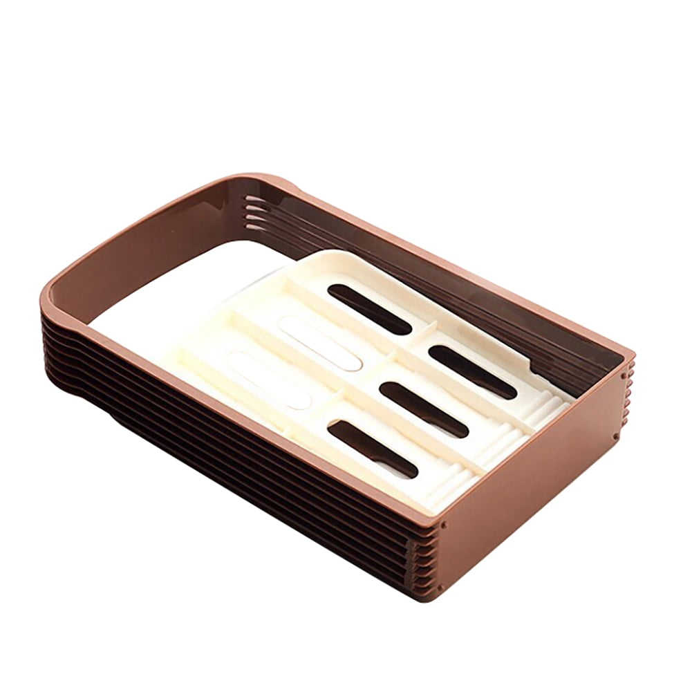 Yoone Plastic Foldable Bread Slicer Loaf Toast Cutter Slicing Guide ...