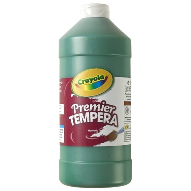 Pintura Temple Crayola, Pintura Verde para Niños, 907ml (54-1232-044 ...