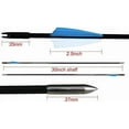 GPP New Fiberglass Archery Arrows, 12 Pieces (Beginner) - Walmart.com