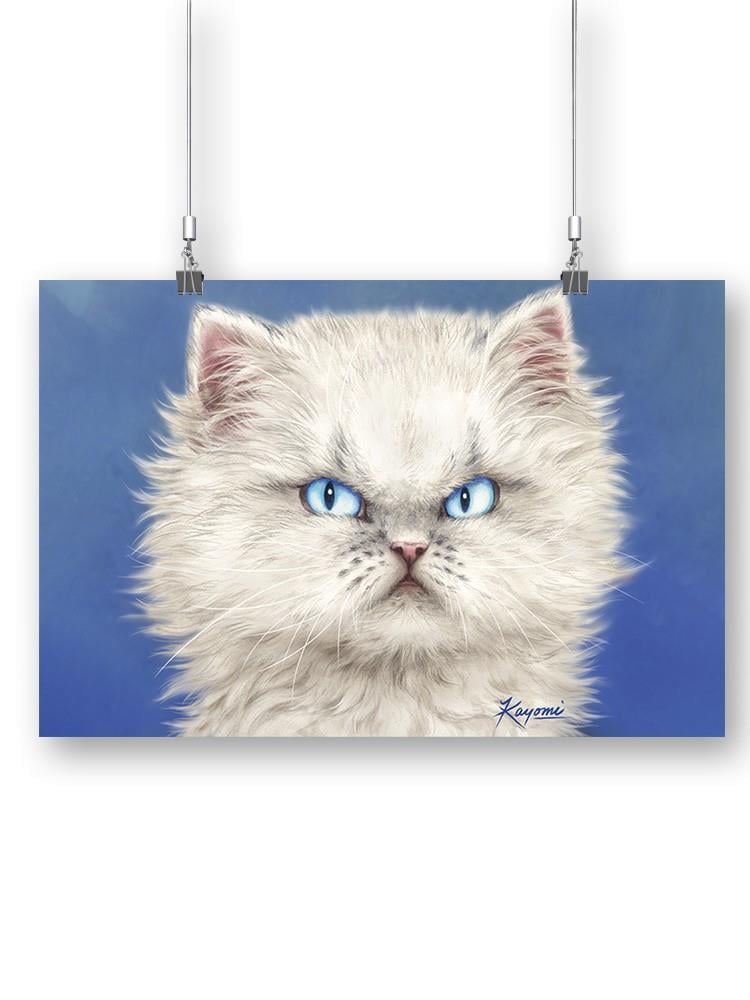 Angry Kitten Poster - Kayomi Harai Designs, - Walmart.com