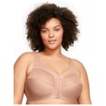 Glamorise Full Figure Plus Size Magiclift Natural Shape Front Closure