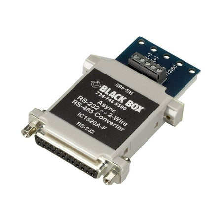 Black Box Async RS-232 to 2-Wire RS-485 Interface Bidirectional Converter - Serial adapter - RS ...