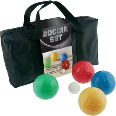 Bocce Ball Set- Regulation Outdoor Family Bocce Game Red and Green ...