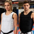 Boxing Chest Guard Breathable Karate Chest Protector Kickboxing Upper ...