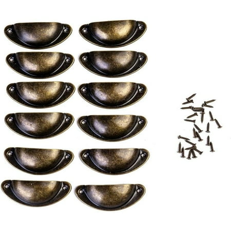 Shell Handle Drawer Pulls Bronze Cabinet Pulls Semicircle Antique ...