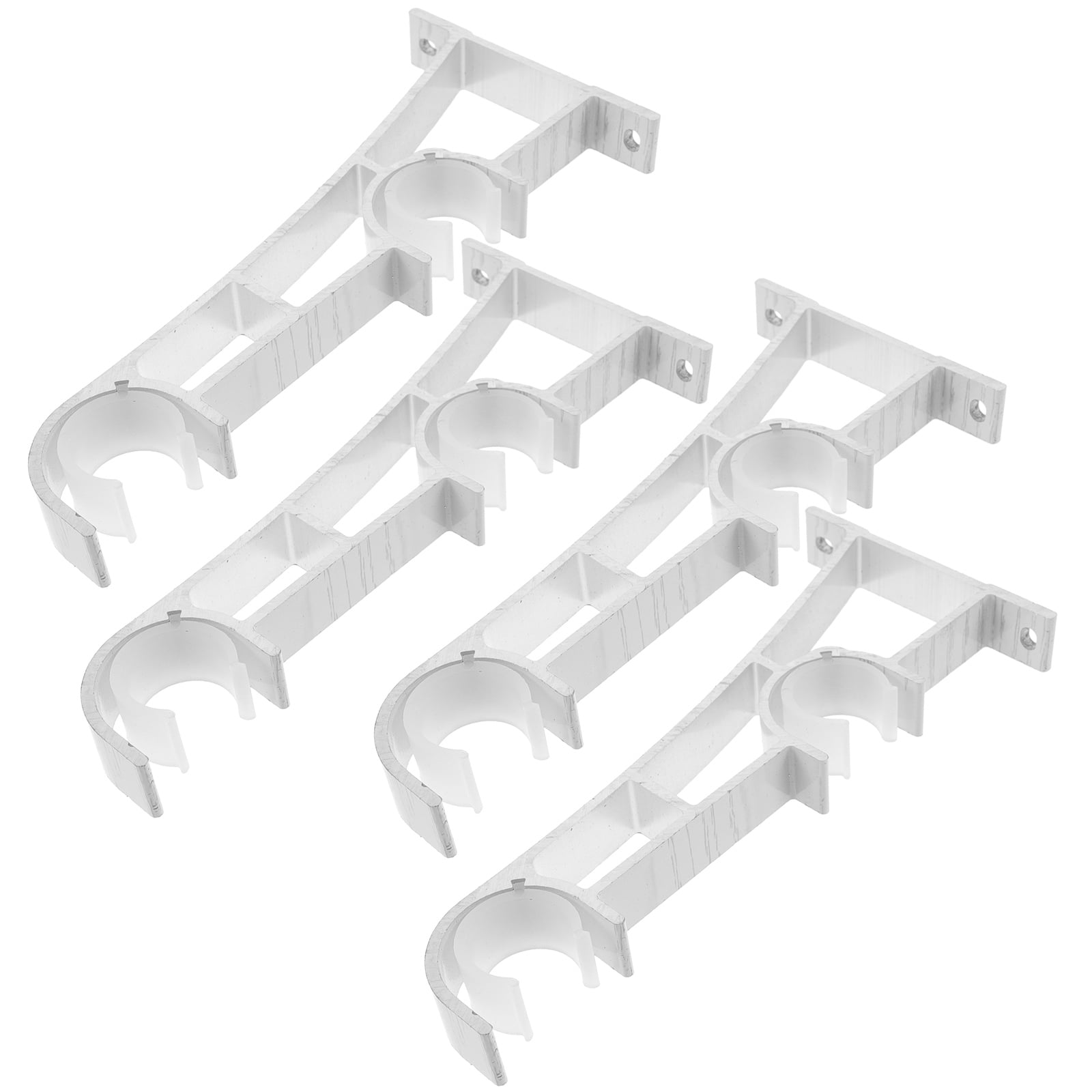 Click here for Washwepe Curtain Rod Brackets 4pcs Heavy Duty Whit... prices