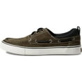 Sperry Men's Bahama 3-Eye Olive Ribbed Boat Shoe 13M - Walmart.com
