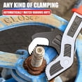 Multiple Size Auto Locking Spanner Kit 6in/8in/10in/12Inch Pipe Clamp ...