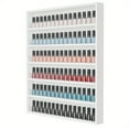 BIBEAR 6-Tier Wall-Mounted Acrylic Nail Polish Organizer - Holds 120 ...