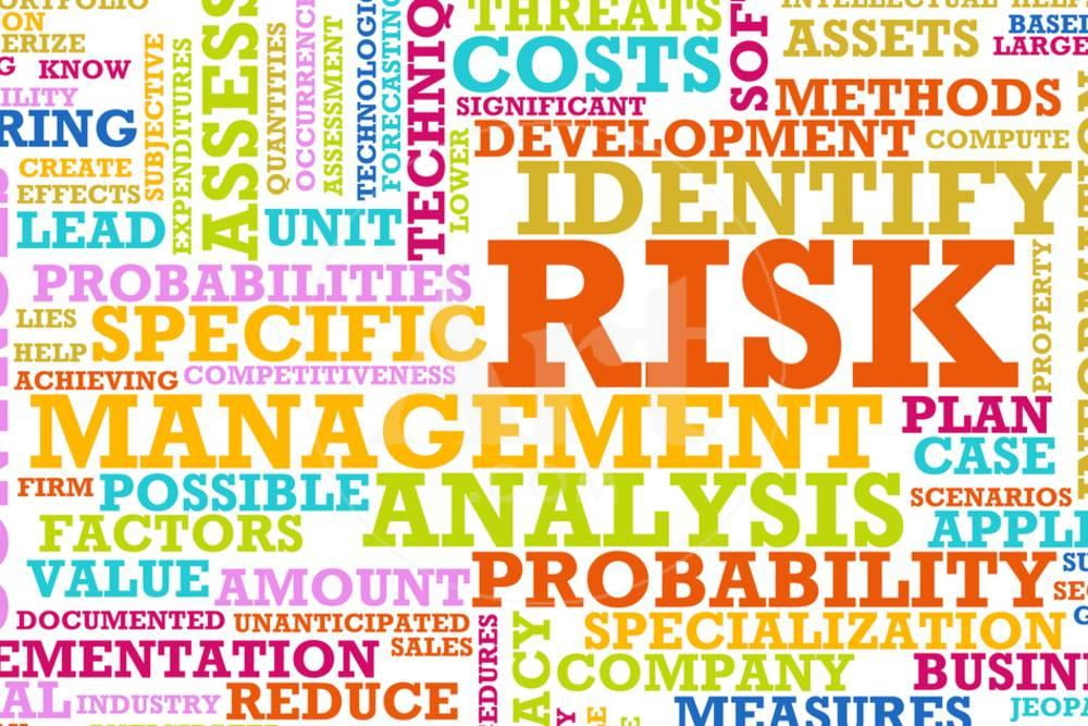 Risk Management Corporate Concept as a Abstract, Unframed Art Print ...