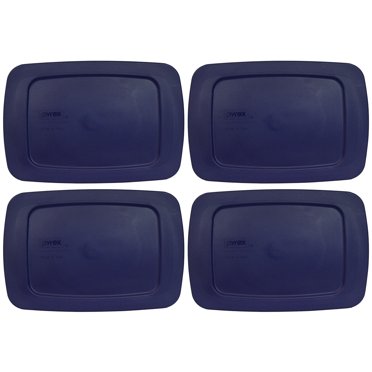 Pyrex Replacement Lid 232-PC 2-Qt Red Plastic Rectangle Cover (2-Pack ...