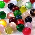 ERDOUY 100-Piece 10mm Round Resin Buttons, Imitation Jade Style with ...