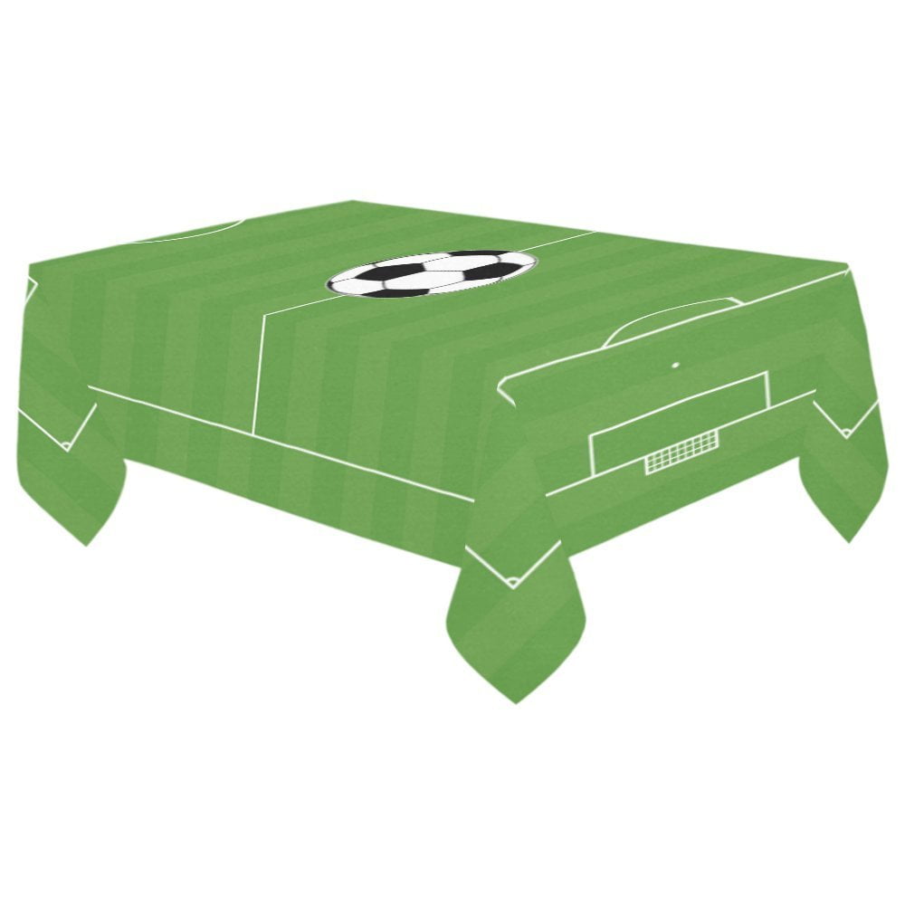 MYPOP Green Football Field Tablecloth 60x104 Inches, Sport Football ...