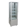 5 Layers Cake Display Cabinet Glass Refrigerated Showing Case Vertical ...