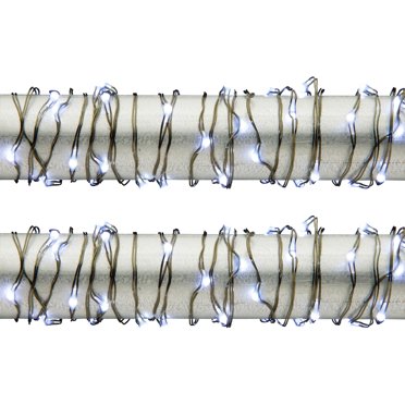 Red Twinkle Micro LED Light String on Silver Wire (Set of 2) - Walmart.com