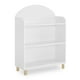 Delta Children Reese 3-Shelf Bookcase, Bianca White/Natural - Walmart.com