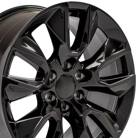 Motiv 423B Magnus Black Wheel Rim, 20" x 12" 8 x 6.5" -44mm, 423B ...