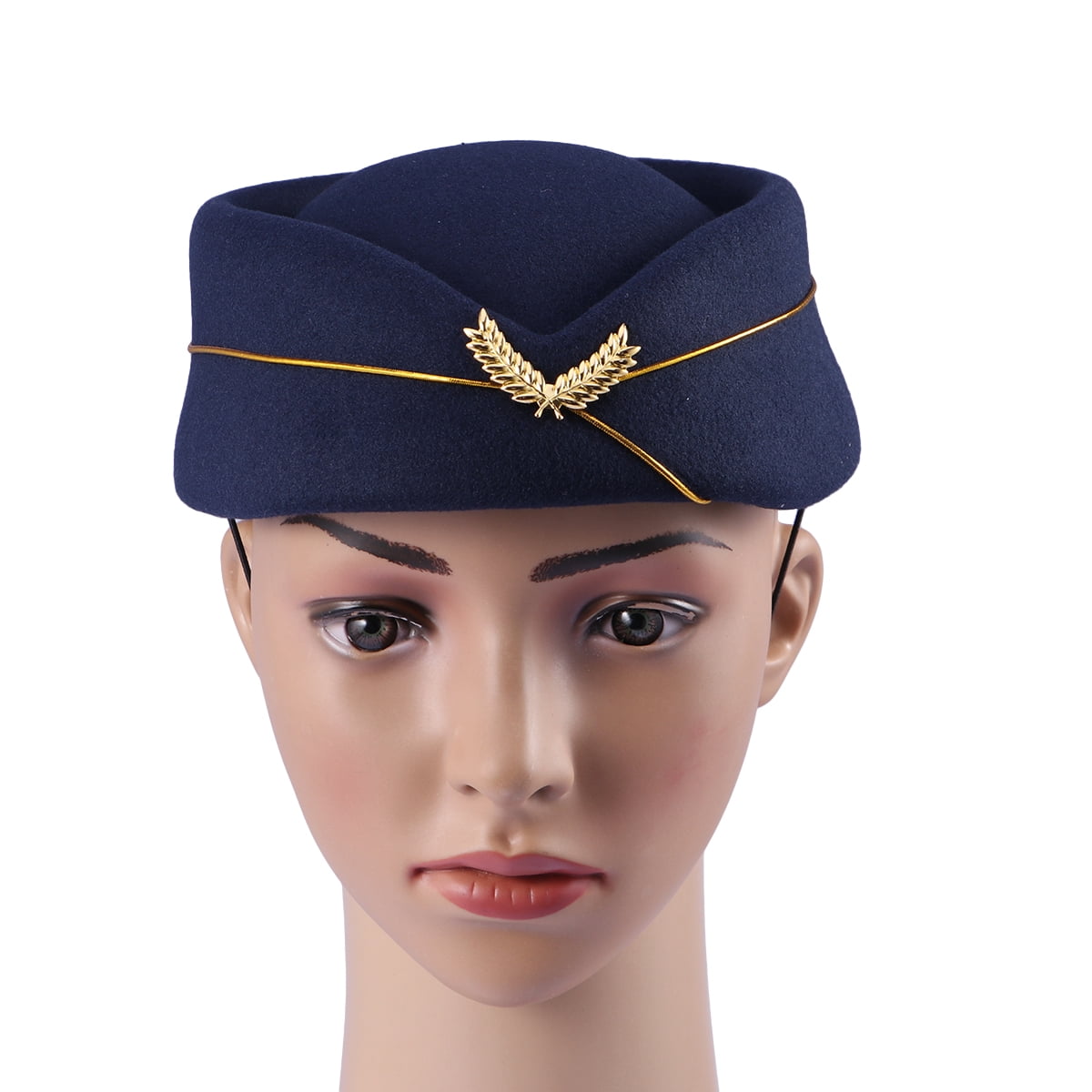 Buy Etereauty Hat Stewardess Cap Flight Attendant Air Costume Hostess ...