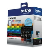 Brother Genuine LC4043PK Inkjet Printer Colored Ink Cartridges ...