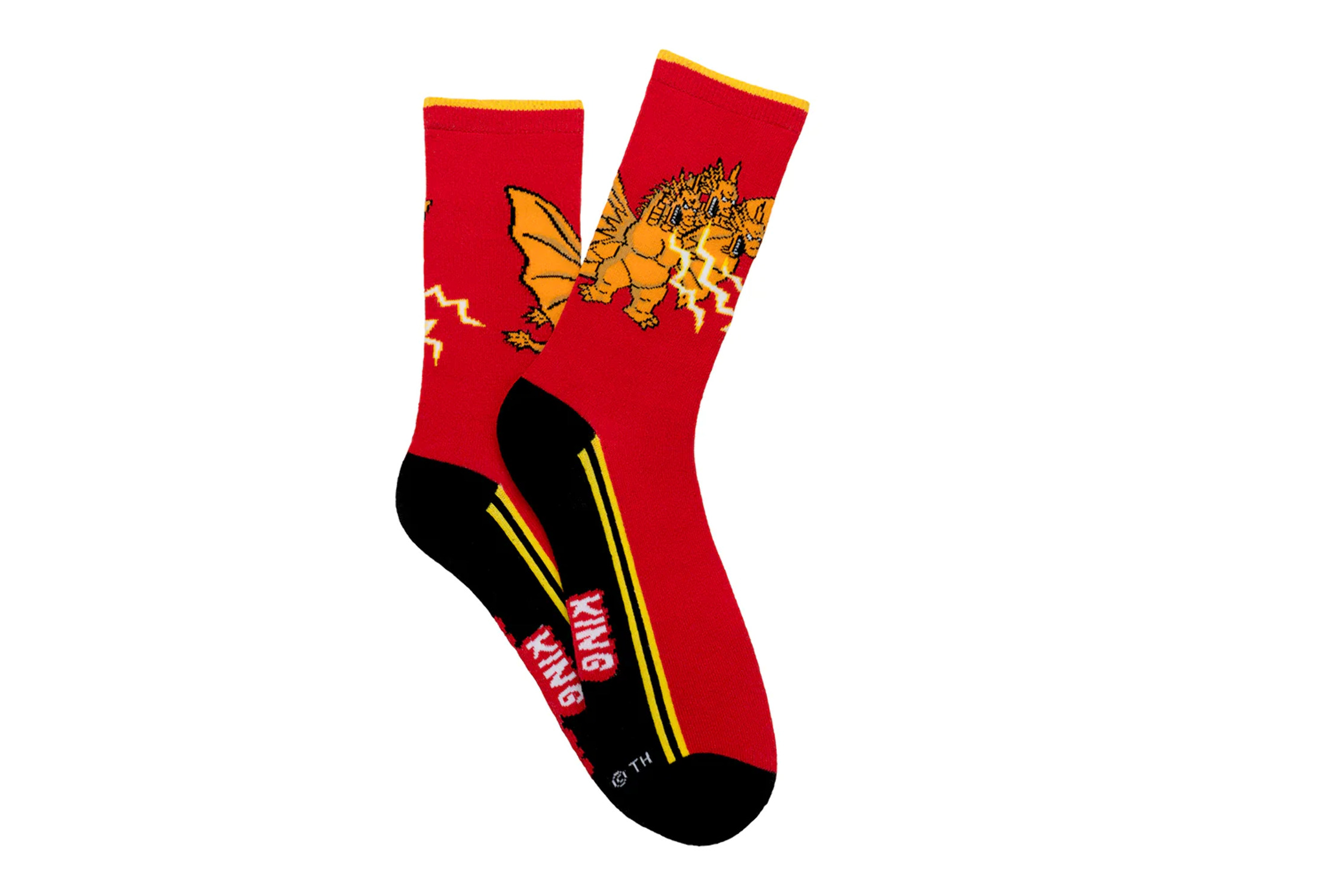 Godzilla King Ghidorah Crew Sock - Walmart.com