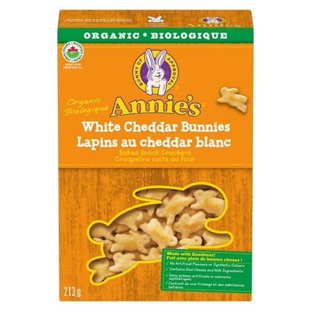 Annie's Organic White Cheddar Bunnies Baked Snack Crackers | Walmart Canada