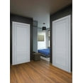 Interior Solid French Pre-Hung Door | Veregio 7411 Matte Grey | Single ...