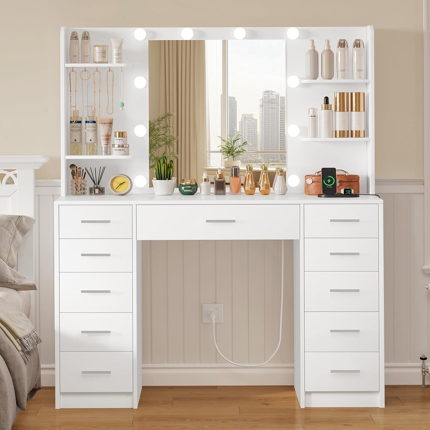 Click here for Unbranded Makeup Vanity With 11 Drawers  Vanity De... prices