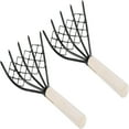 Durable and Efficient Gardening Pack - Set of 2 Steel Claw Hand Rakes ...