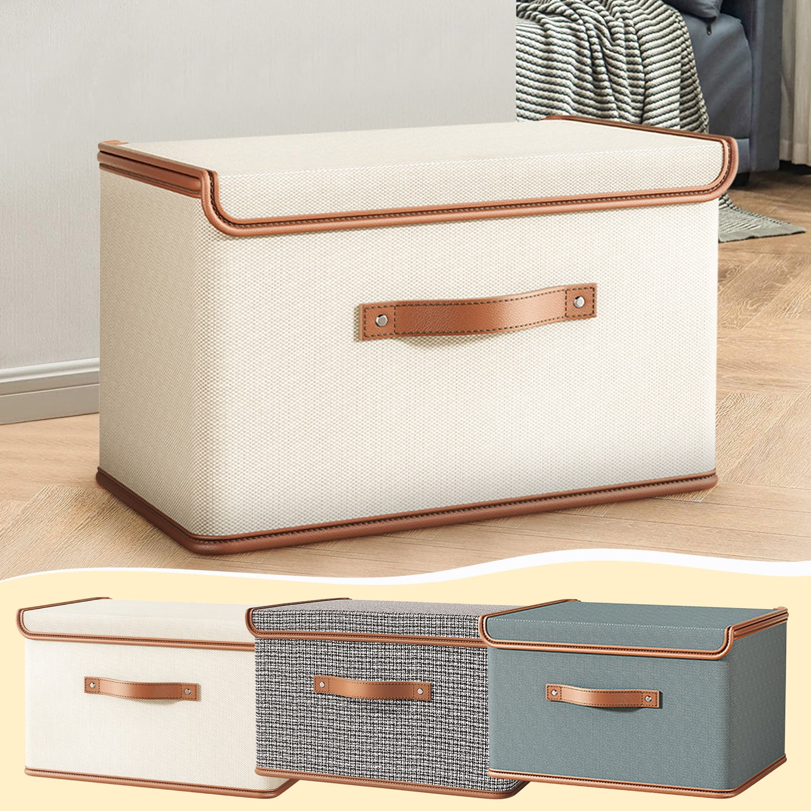 Fiudx Caja para Guardar Ropa, Organizador de Tela Mejorado, Diseño ...