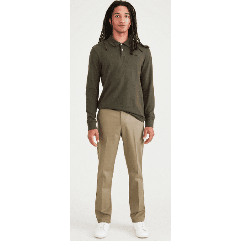 Dockers NEW BRITISH KHAKI Men's Signature Slim Fit Iron Free Dockers NEW BRITISH KHAKI Men's Signature Slim Fit Iron Free