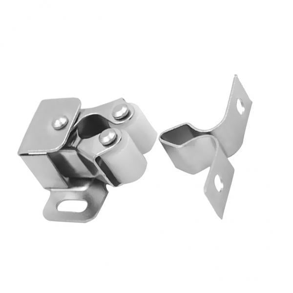 2X 1 Set Cabinet Door Spring Loaded Roller Cupboard Lock Latches ...